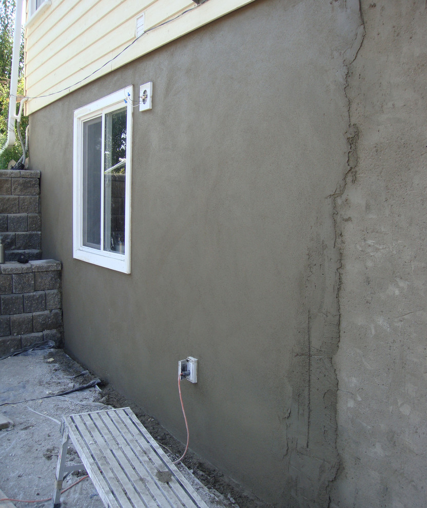 Parging on I.C.F - Exterior - Calgary - by Cochrane Tile & Brickwork ...