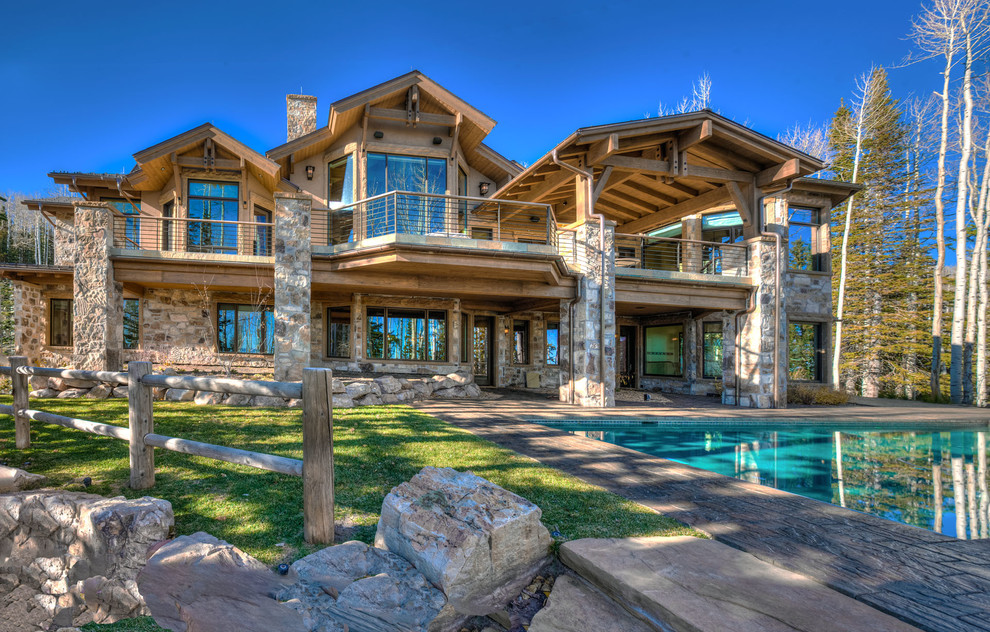 Park City Mountain Modern House - Modern - Exterior - Salt Lake City ...