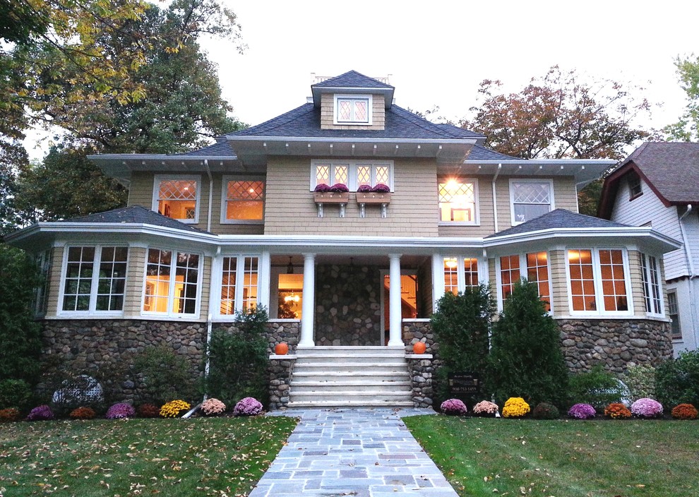 Park Street house front facade after - Craftsman - Exterior - Newark ...