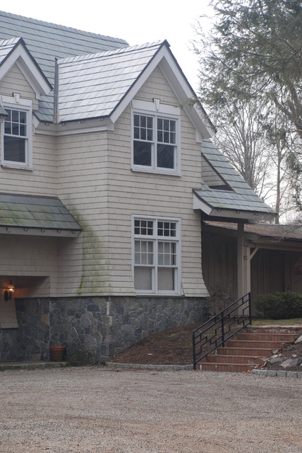 Partial Front Elevation - Traditional - House Exterior - New York - by ...