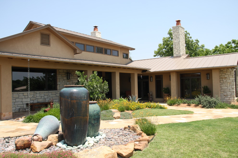 partial rear elevation - Mediterranean - Exterior - Austin - by Rick O ...