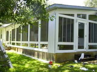 Patios, Sunrooms and Florida Rooms - Transitional - Exterior - Miami ...