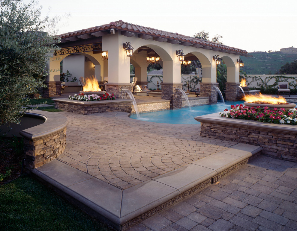 Paver Driveway - Modern - Exterior - Orange County - by Pacific Pavers ...