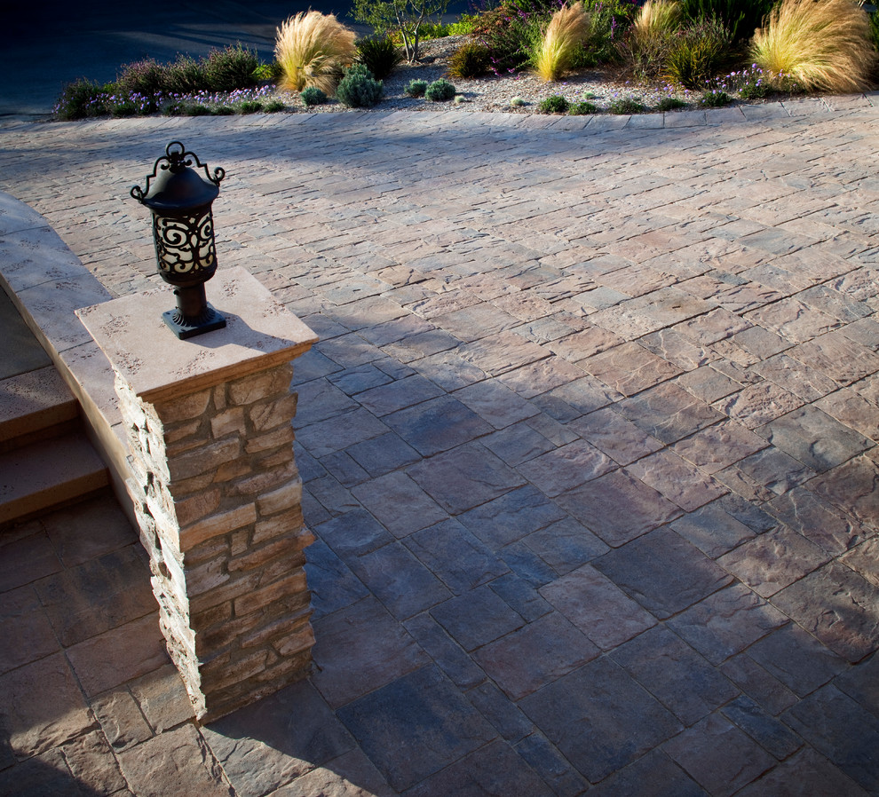 Paver Driveway - Modern - Exterior - Orange County - by Pacific Pavers ...