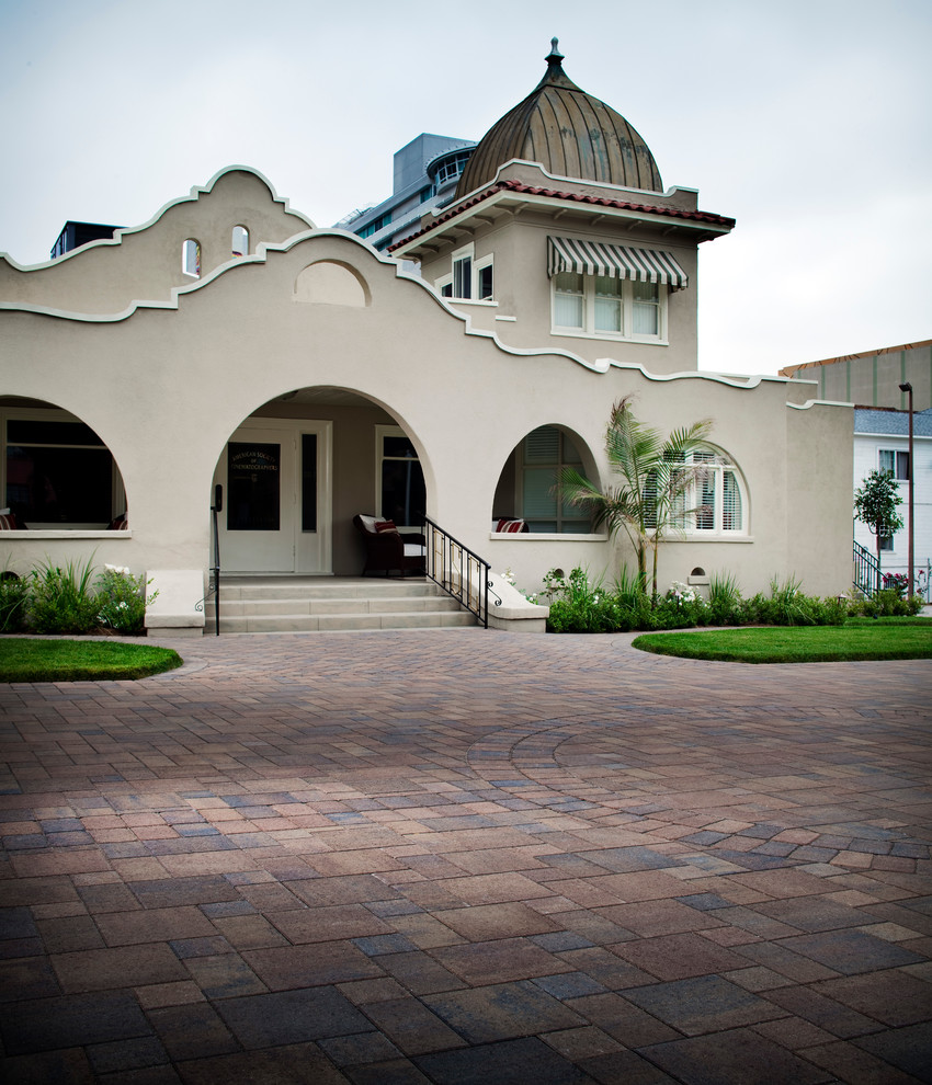 Paver Driveway - Modern - Exterior - Orange County - by Pacific Pavers ...