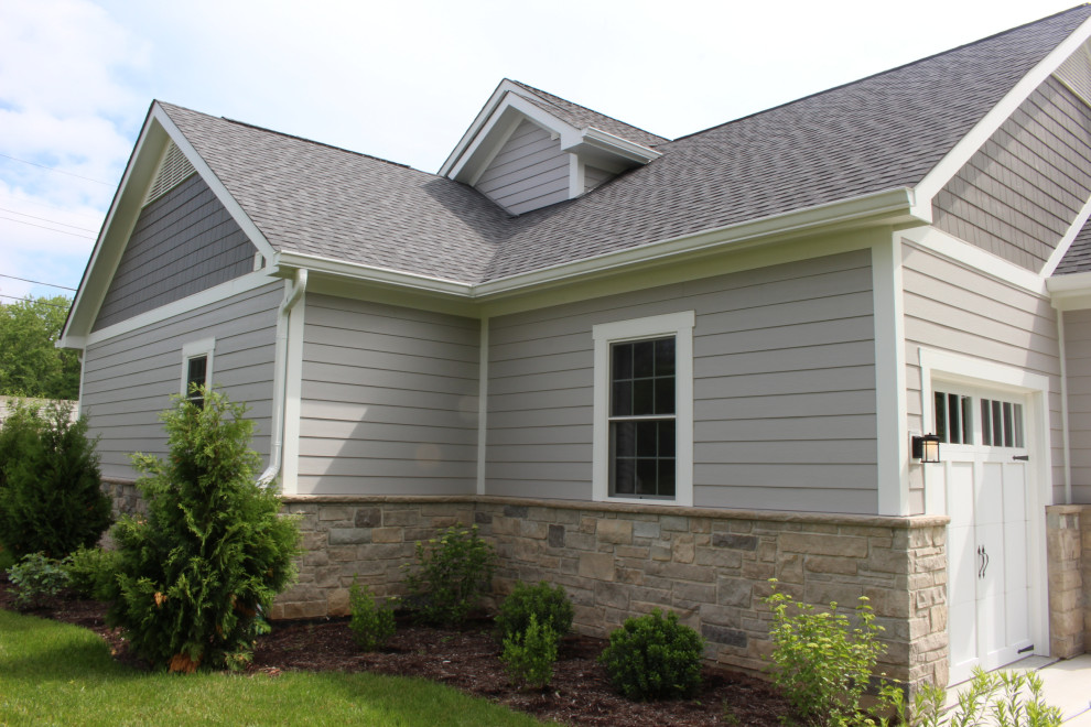 Pearl Gray and Aged Pewter Siding | Ladue, MO - Exterior - St Louis ...