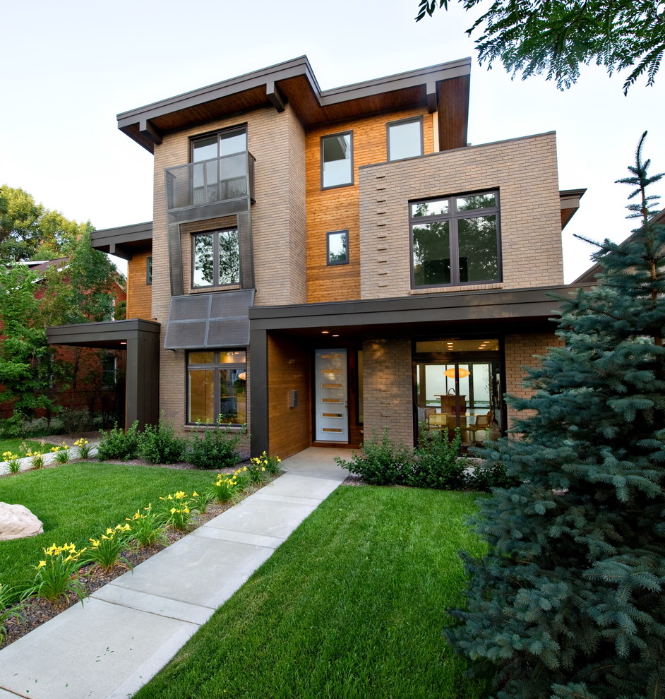 Pearl Street Duplex Residence - Modern - Exterior - Denver - by BcDc (B. Costello Design ...