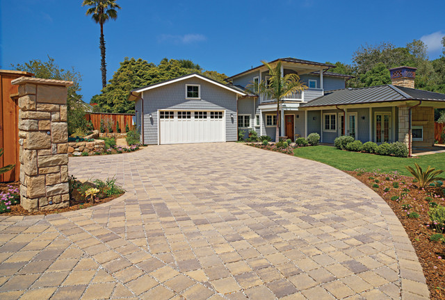 Permeable Paver Driveway - Rustic - Exterior - Los Angeles - by Pacific ...
