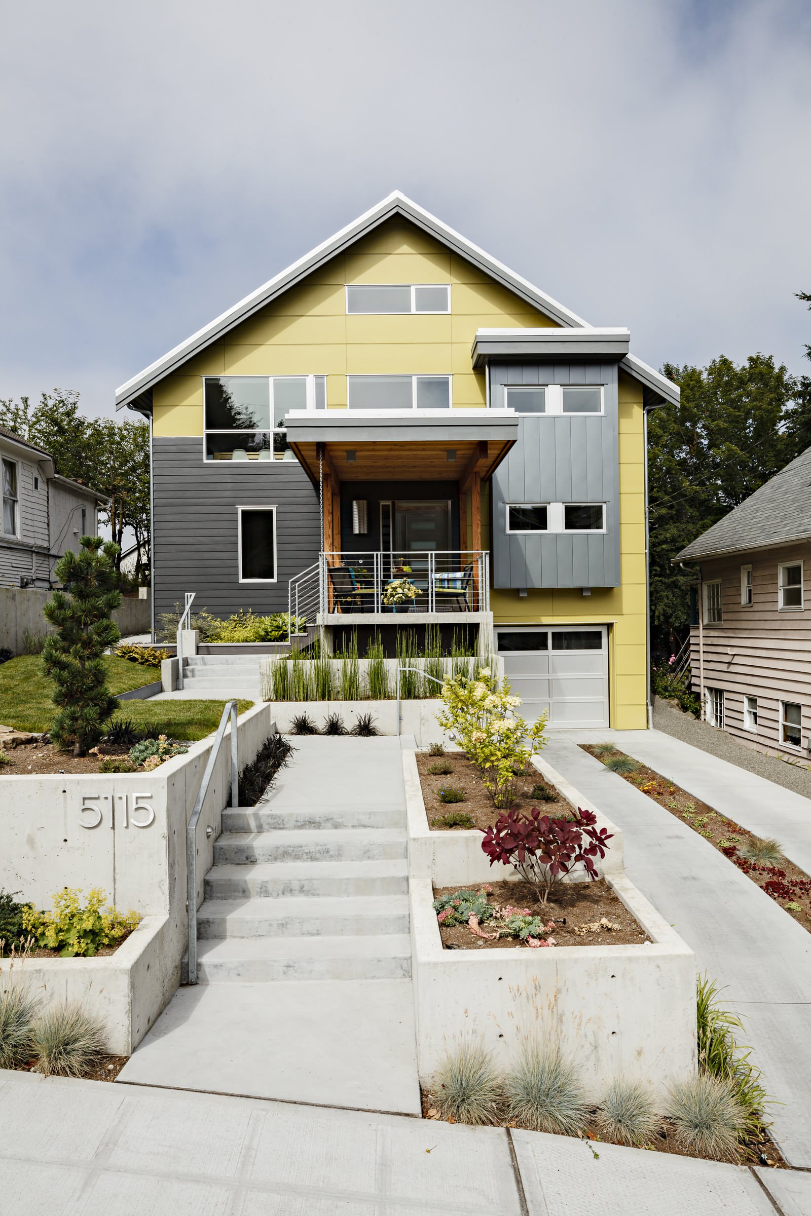 Mustard Color House