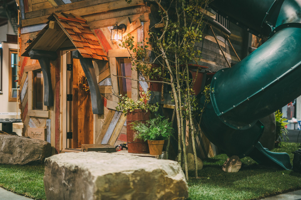 Pirate ship - Rustic - Exterior - Calgary - by Charmed Playhouses | Houzz