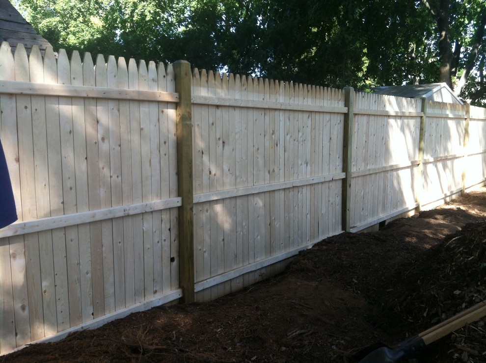 Plainville | Signature Stockade Fence Design - Transitional - Exterior ...