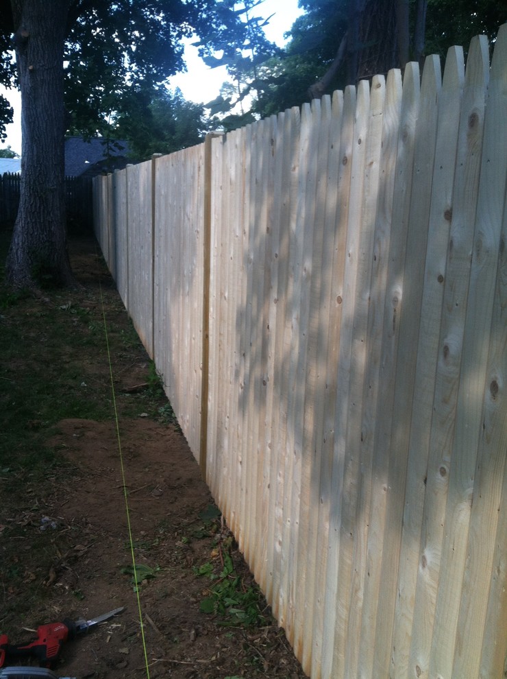 Plainville | Signature Stockade Fence Design - Transitional - Exterior ...