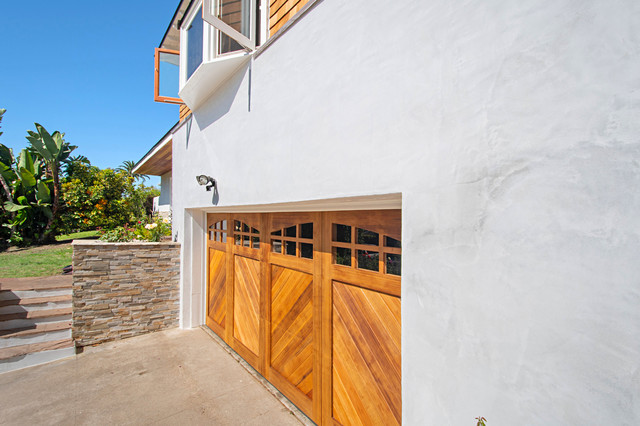 Modern Smooth Stucco Finish Exterior Remodel - Modern - House Exterior ...