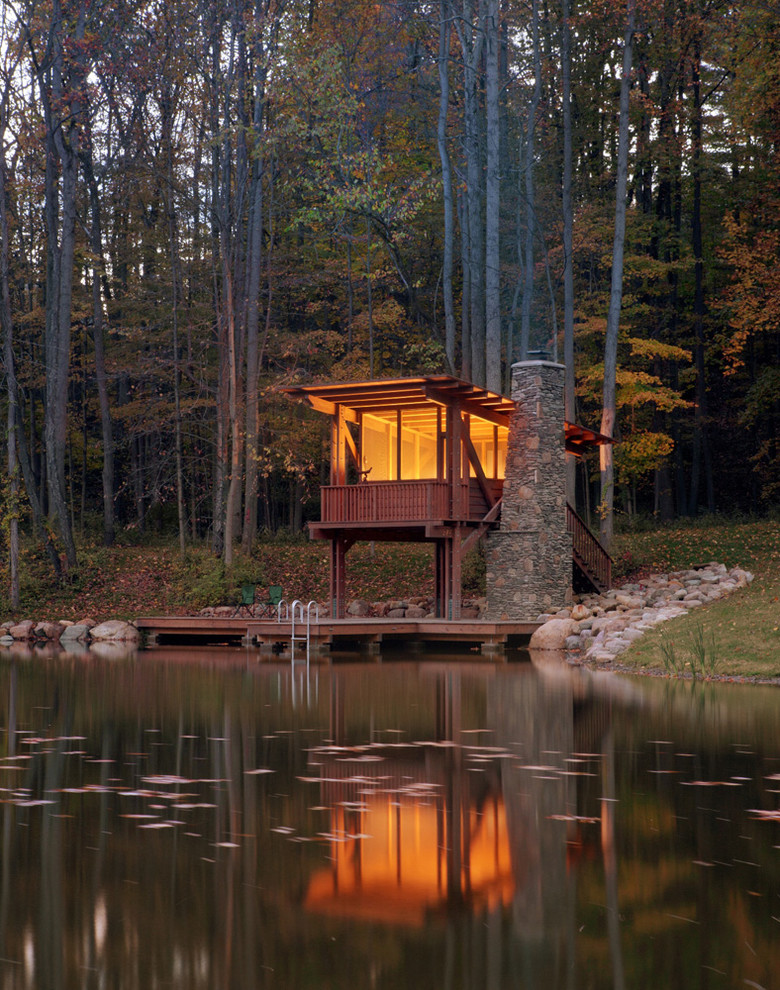 Pond Pavilion - Craftsman - Exterior - Cleveland - by Peninsula ...