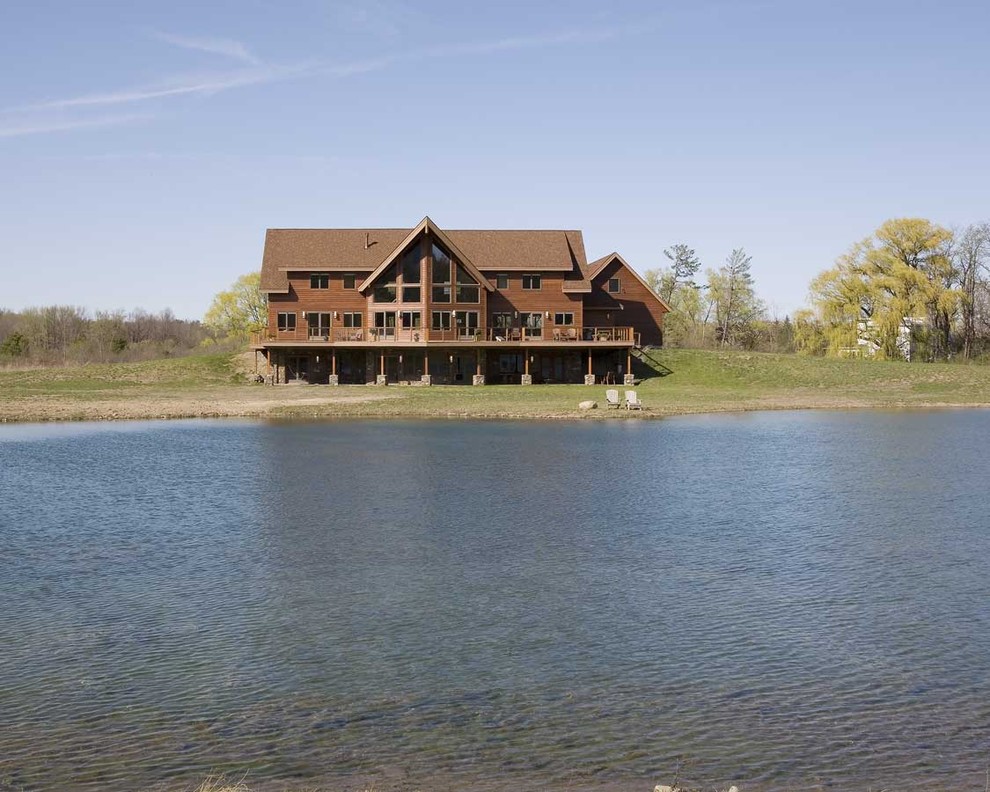 Pondside Prow - Modern - House Exterior - New York - by Habitat Post ...