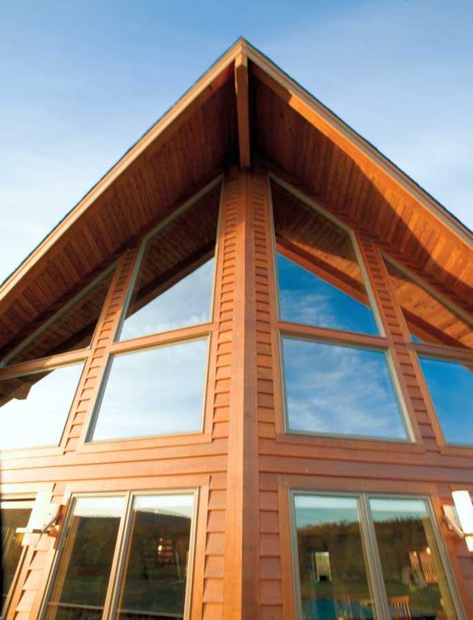 Pondside Prow - Modern - Exterior - New York - by Habitat Post & Beam ...