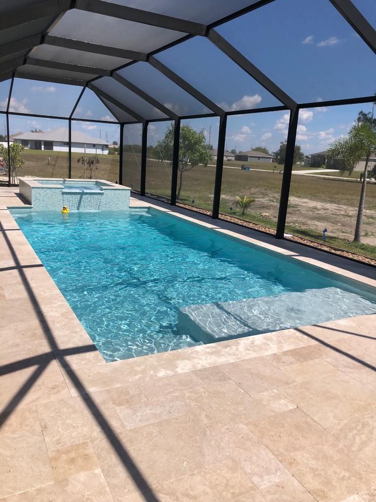 Pool and Spa 1 - Traditional - Pool - Miami - by Into H20 Pools & Spas ...