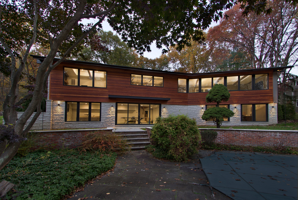 Pool facade - Modern - Exterior - New York - by Bennett Frank McCarthy ...