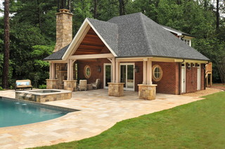 Pool House - Traditional - Exterior - Atlanta - by Innovative ...