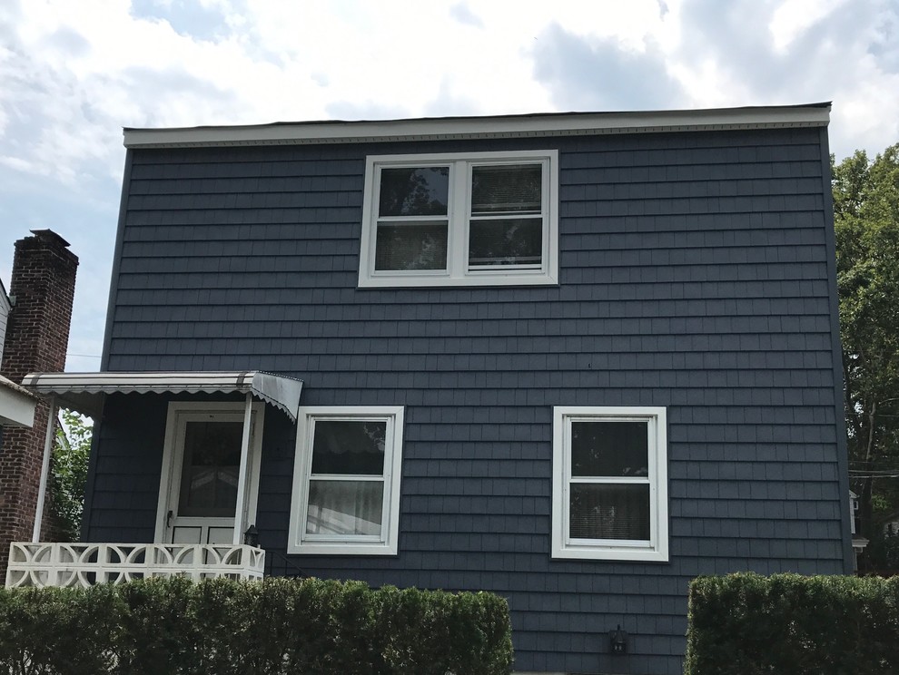 Port Washington Siding - Pacific Blue Shakes & Shutters - Alpha Windows ...