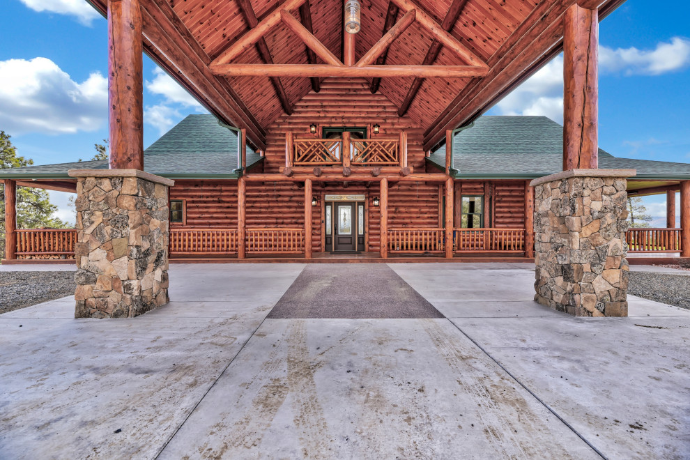 Porte Cochere - Rustic - Exterior - Austin - by Phases + Design | Houzz