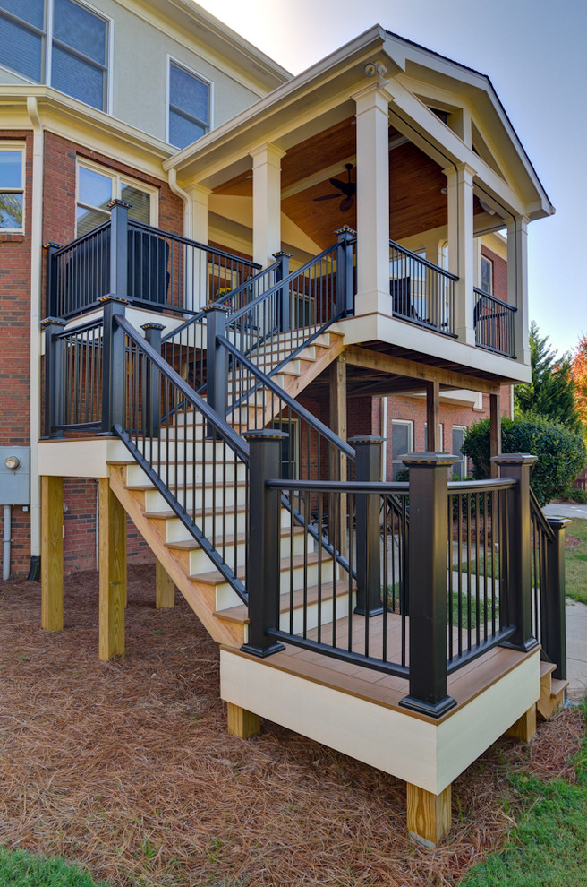 Portico & Screen Porch - Traditional - Exterior - Atlanta - by Weidmann ...