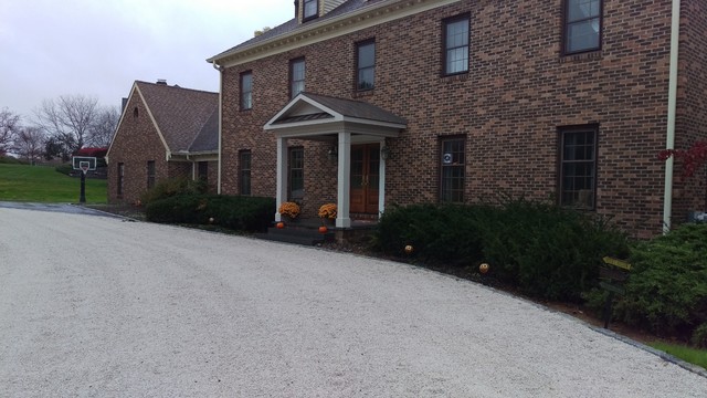 Portico - Driveway Renovation - Traditional - Exterior - Philadelphia ...