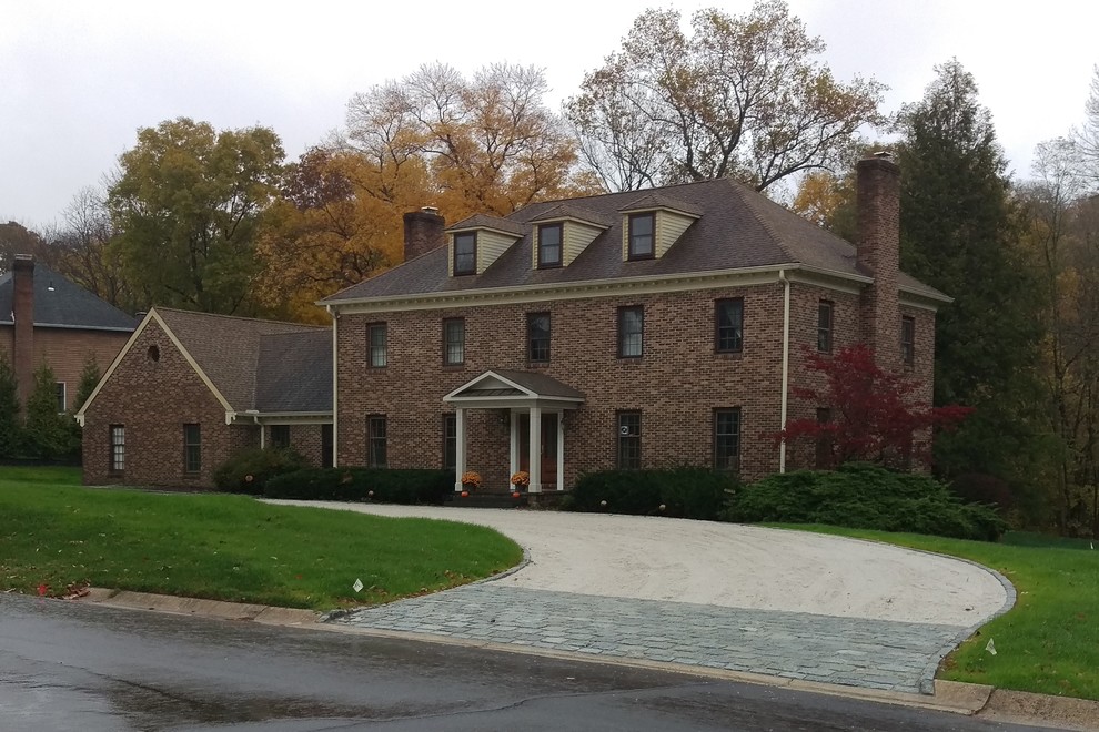 Portico - Driveway Renovation - Traditional - Exterior - Philadelphia ...