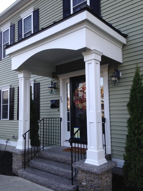 Portico on Colonial - Traditional - House Exterior - Boston - by JM ...