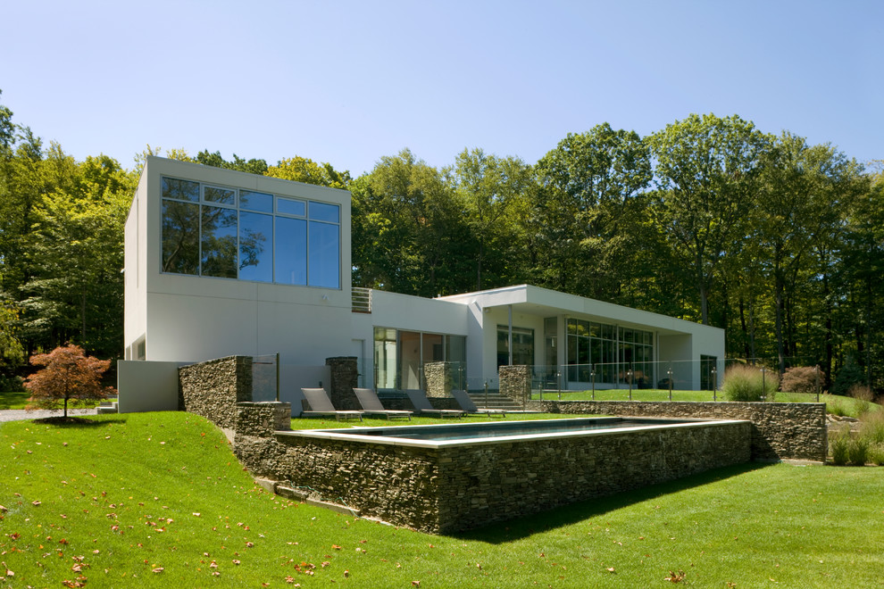 Pound Ridge House - Modern - Exterior - New York - by Ruth Gyuse ...