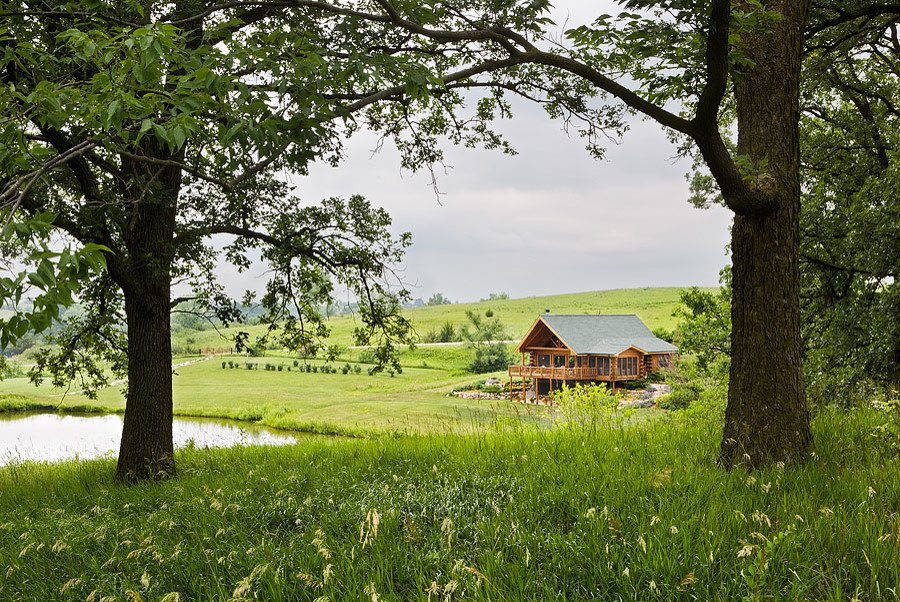 Prairie Song - Rustic - Exterior - Milwaukee - by Expedition Log Homes ...