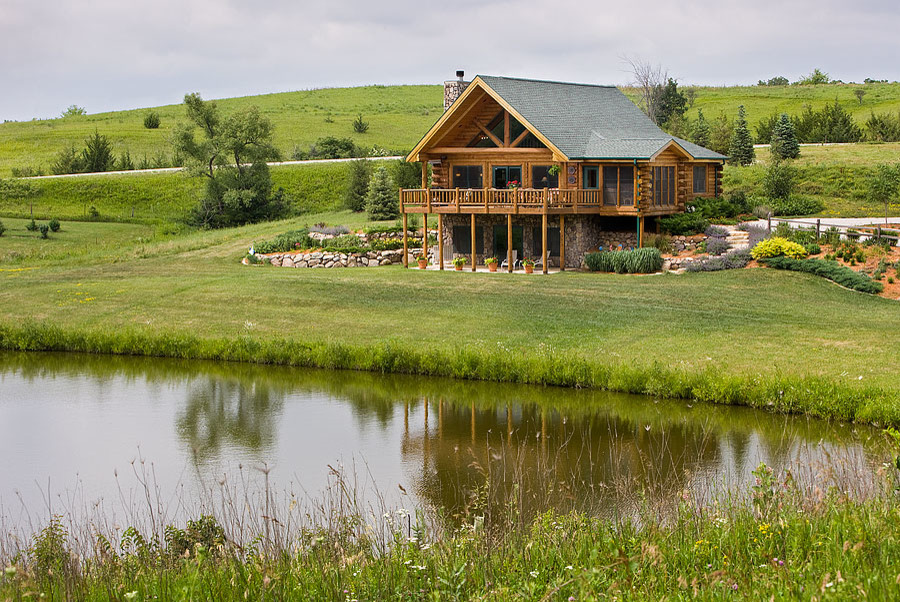 Prairie Song - Rustic - Exterior - Milwaukee - by Expedition Log Homes ...