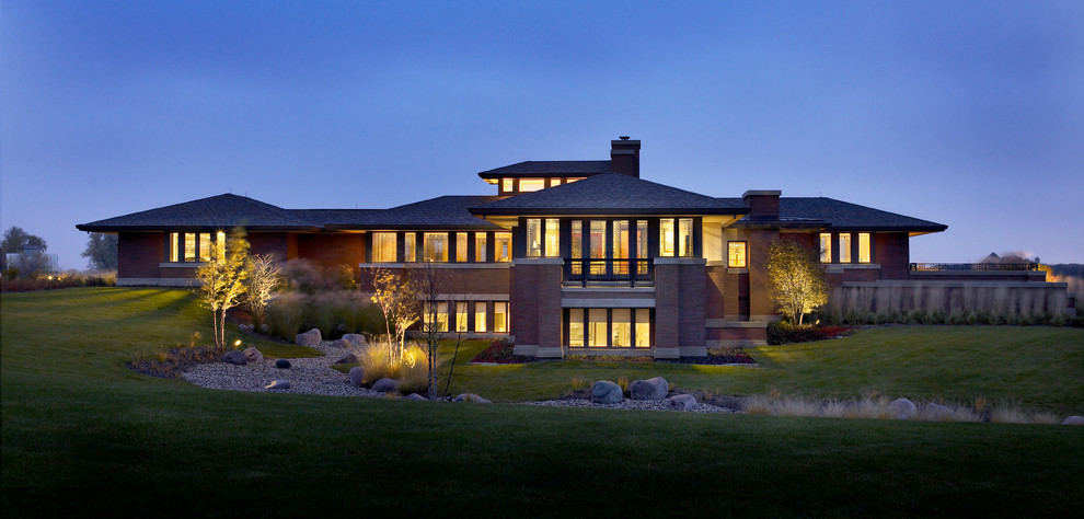 Prairie Style Home - Craftsman - Exterior - Chicago - by Gibbons ...