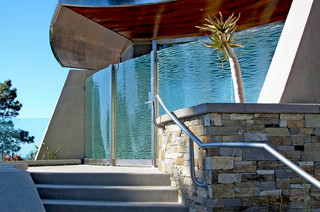 Privacy Screen - Contemporary - Exterior - San Diego - by Cast Glass ...