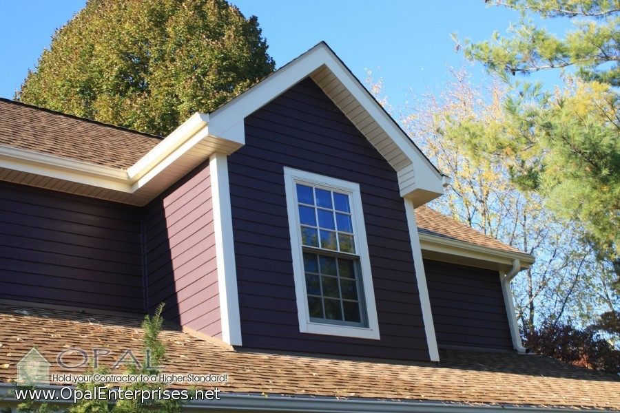 Purple House with New Doors, Siding & Roofing in Naperville ...