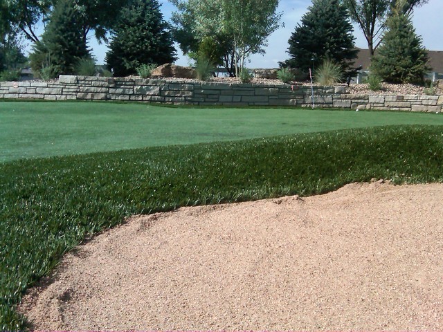 Putting Green With Sand Bunker - Exterior - Denver - by 19th Greens ...