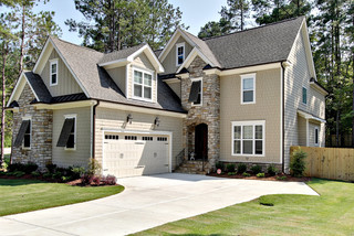 Raleigh Custom Homes - Traditional - Exterior - Raleigh - by Tad Davis ...