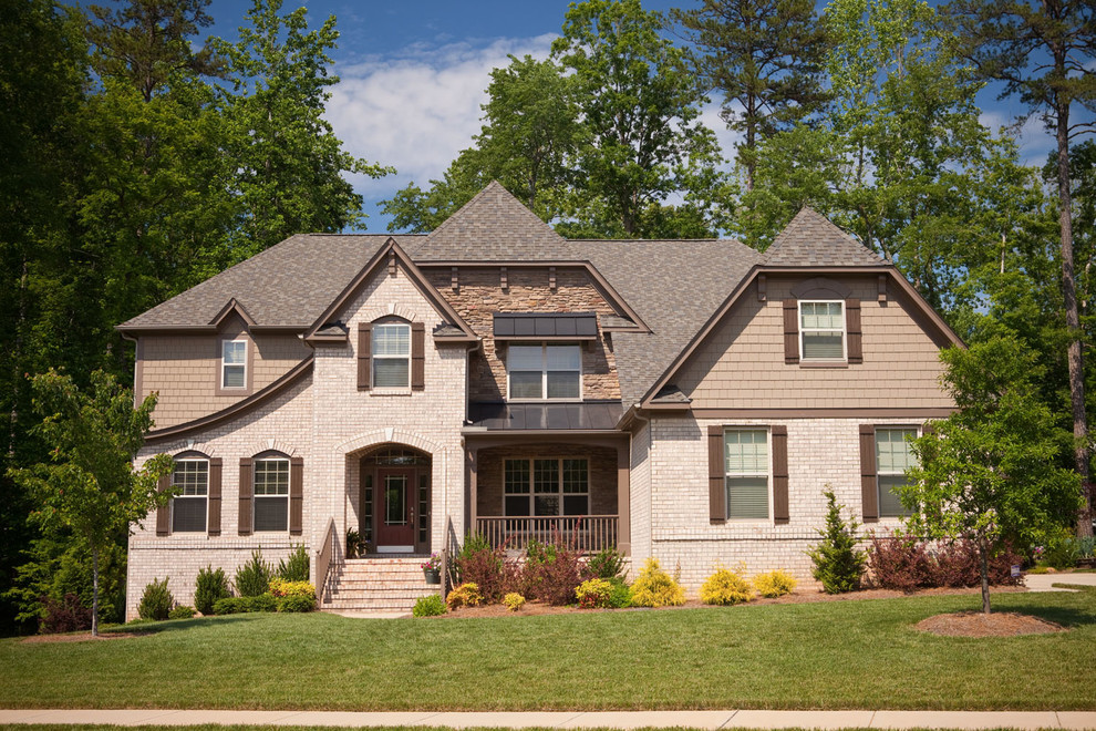 Raleigh NC Stone Photos New Homes - Traditional - House Exterior ...