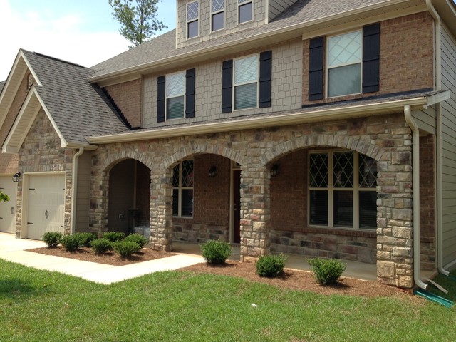 Raleigh NC Stone Photos New Homes - Classique - Façade - Raleigh - par ...