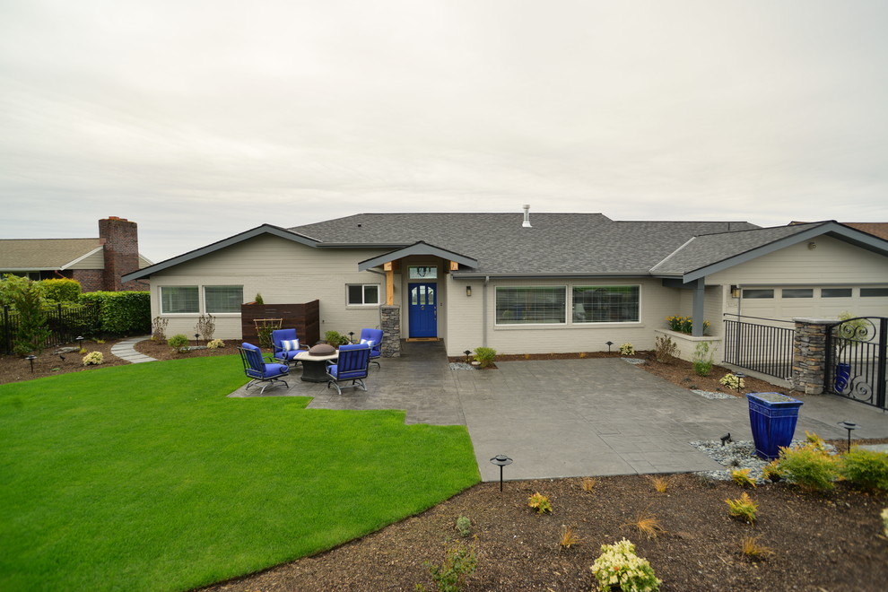 Rambler With a View Rennovation - Traditional - House Exterior ...