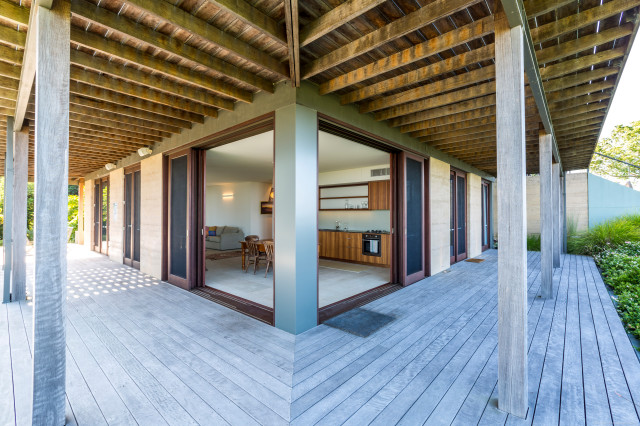 Rammed Earth Hinterland Home - Contemporary - Exterior - Other - by ...