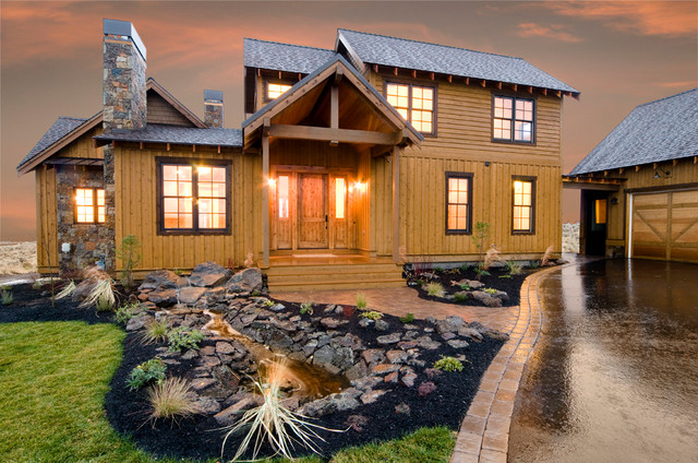 Ranch House 2 - Montagne - Façade - Autres périmètres - par Doug Strain ...