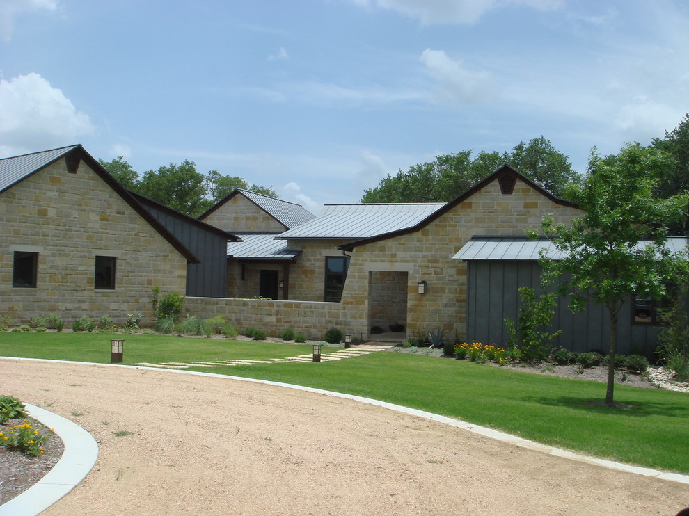 Ranch House - Mediterranean - Exterior - Austin - by Bulhon Design ...