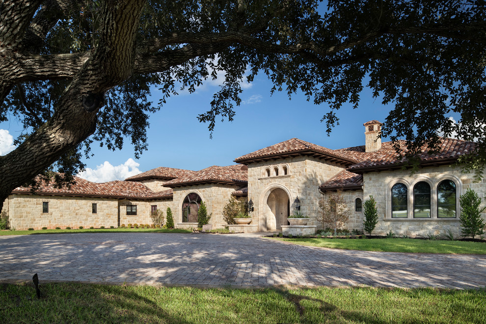 Ranch House - Mediterranean - Exterior - Austin - by JAUREGUI ...