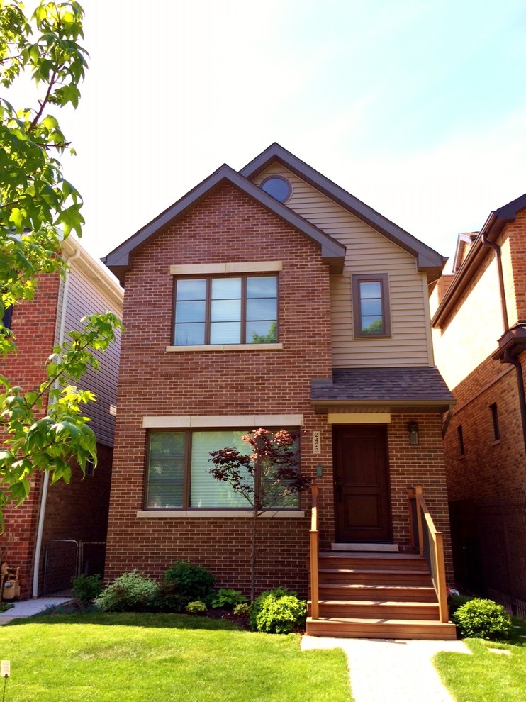 Ranch Second Story Addition - Transitional - Exterior - Chicago - by ...