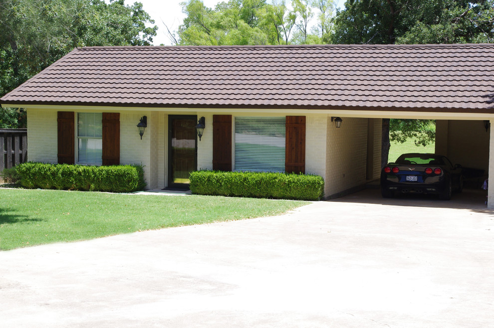 Ranch Style Home & Pool House - Traditional - Exterior - Dallas - by ...