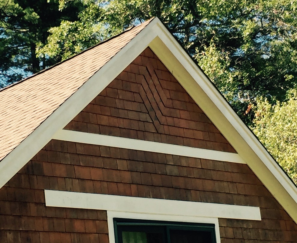 Ranch transformed into a Farm House. - Craftsman - Exterior - Boston ...