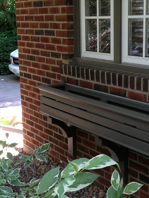 Rear Covered Porch and Exterior Makeover - Traditional - Exterior ...