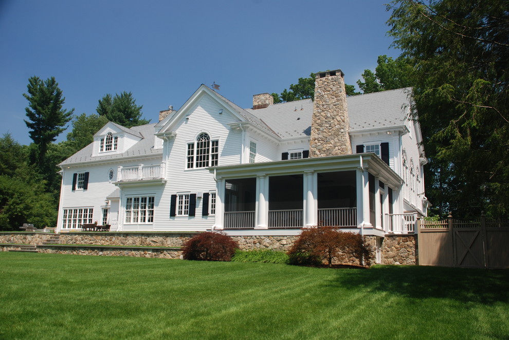 Rear elevation - Traditional - Exterior - Other - by DeMotte Architects ...