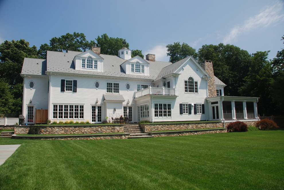 Rear elevation - Traditional - Exterior - Other - by DeMotte Architects ...